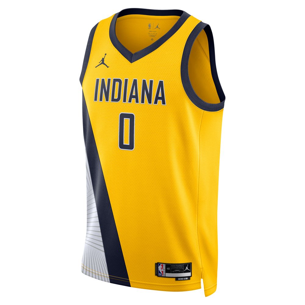 Tyrese Haliburton Indiana Pacers Statement Edition Men's Jordan Dri-FI ...