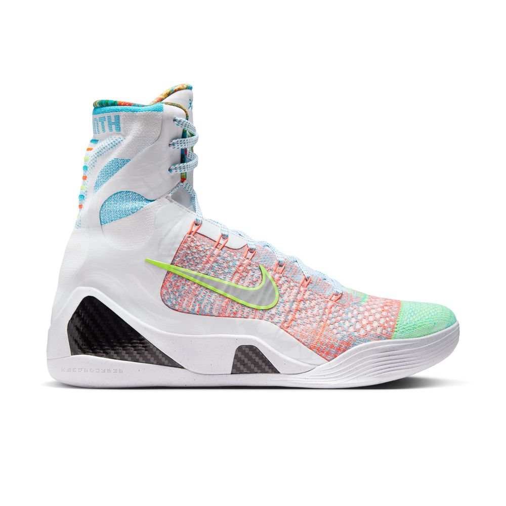 Kobe Bryant Kobe IX Elite High Protro Basketball Shoes 'White/Silver/C ...