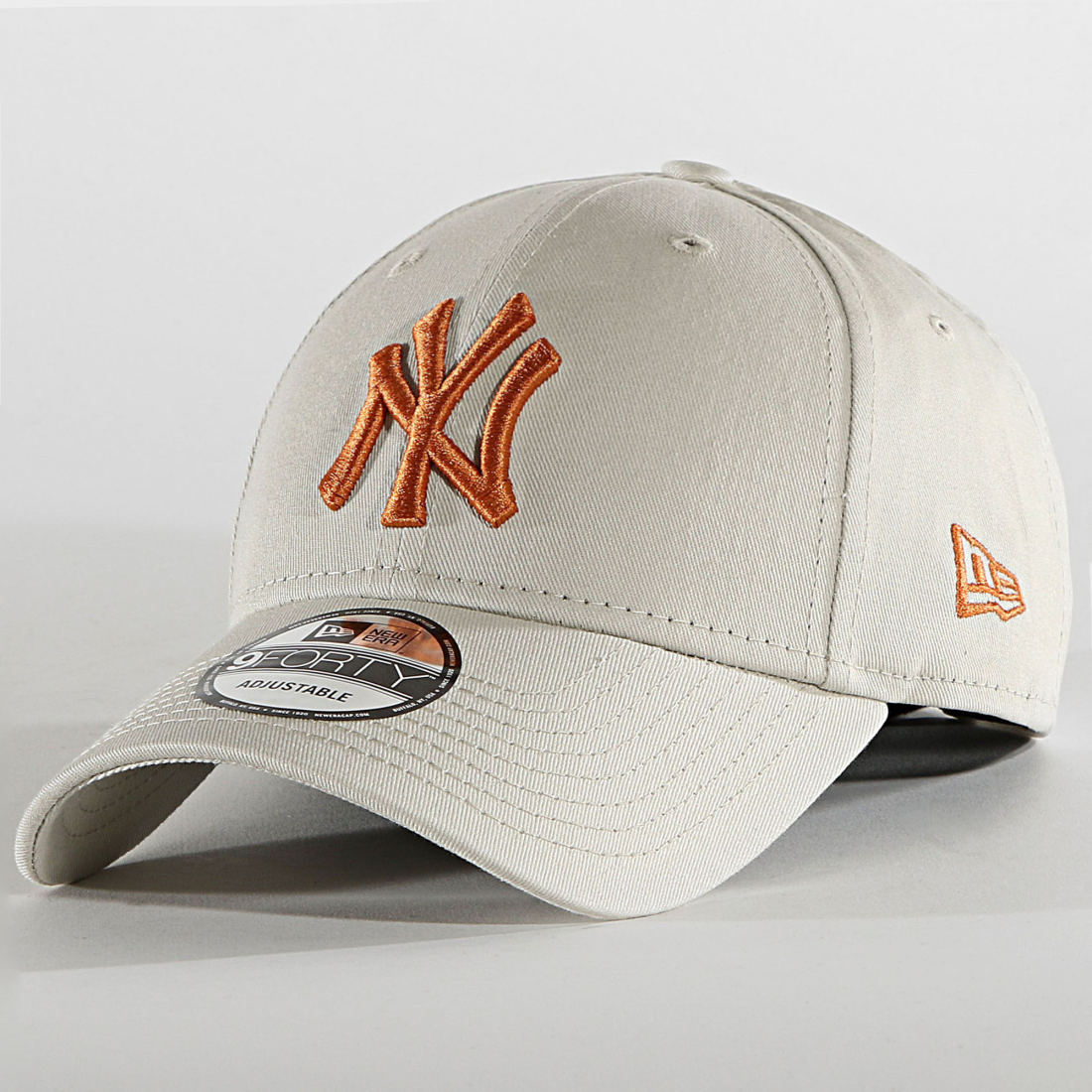 NEW ERA 9Forty League Essential New York Yankees Cap 'Stone Grey ...